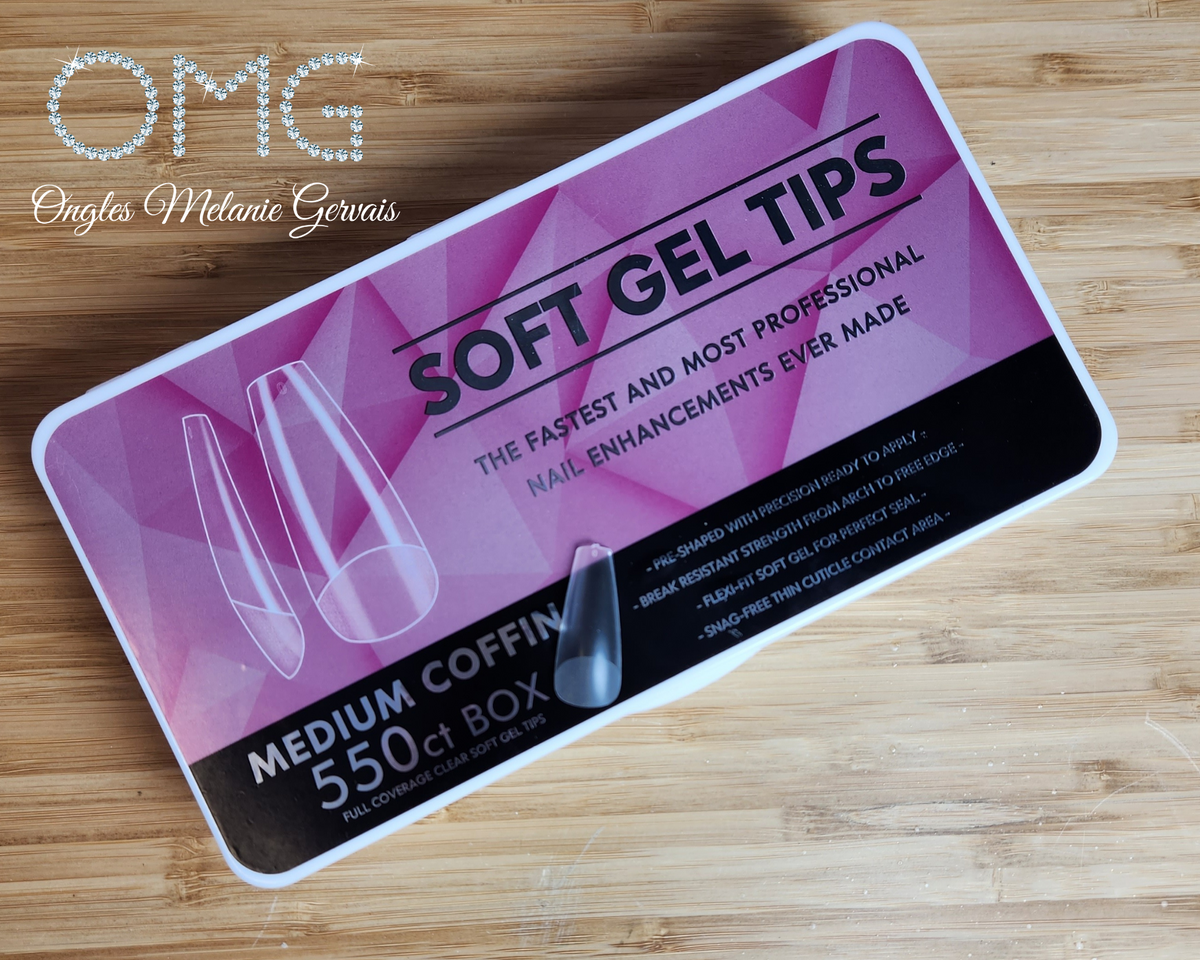 Soft gel tips 550 mcx – Melanie Gervais